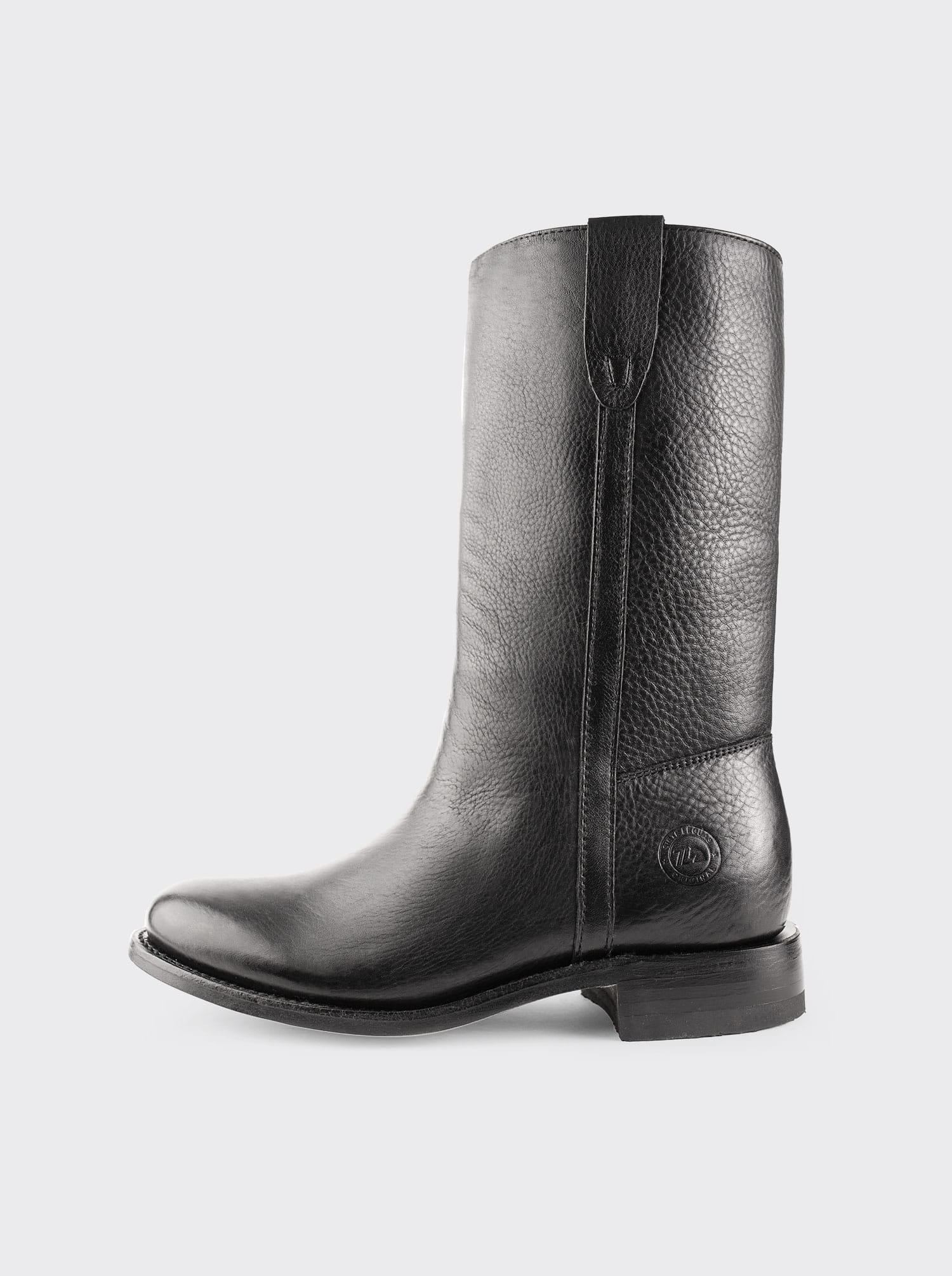 Bota Española con Cierre Montana Negro Estilo 3063 – Siete Leguas Original